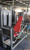 China Pin Loaded Horizontal Seated Leg Press Customerized Steel Strength Training Equipment for sale
