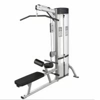 China Dropset Pins Dual Function Chest Back Exercises Low Row Lat Pulldown Machine for 3years for sale