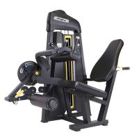 China Steel Gym Equipment 2 in 1 Dual Function Calf Exercise Pin Load Adjustable Seated Leg Curl Extension for sale