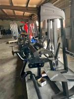 China Sturdy and Space-Saving Seated Vertical Row Machine for Home Gym 1550*1320*1600 mm for sale