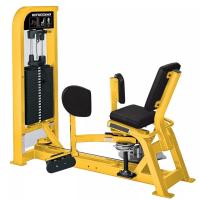 China Black Color Gym Strength Training Commercial Pin Loaded Abductor with PU Leather Cushion for sale