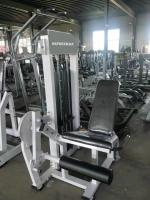 China Customized Logo Medium Loader Pin Loaded Seated Leg Extension Commercial Gym Fitness Machine for sale