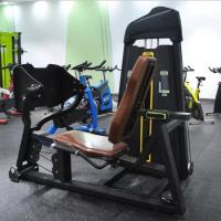 China Pin Loaded Selection Exercise Machine Seated Horizontal Leg Press for Gym Center for sale