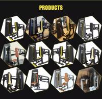 China Pin Loaded Selection Exercise Machine Seated Horizontal Leg Press for Gym Center for sale