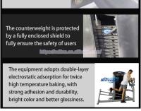 China Standing Leg Extension Glute Kickback Machine Medium Loader for Fitness center/GYM for sale