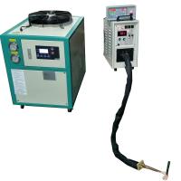 China R410A Refrigerant  2HP Air Cooled Water Chiller For Induction Heating Machine for sale