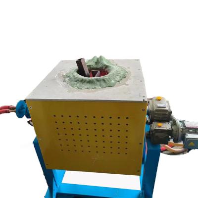 China Induction Melting Machine for Ferrous Melting Crucible Tilt 80-90% Efficiency Energy Efficiency for sale