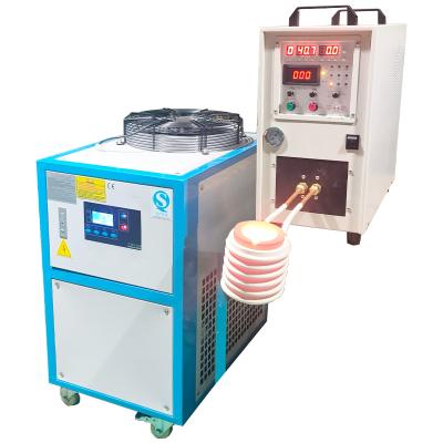 China Electric Induction Melting Furnace for Copper Gold Aluminum with 25KW Power and Water Cooling System for sale