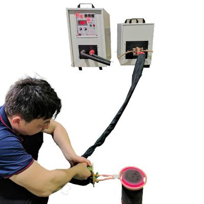 China Handheld High Frequency Induction Heating Machine with Coaxial Flexible Connection 2m 50kw Actual Power and 380V-480V Work Voltage for sale