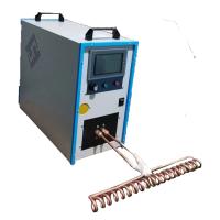 China Digital Display High Frequency Induction Heater with 30-100kHz Frequency and 100% Duty Cycle for In-line Steel Wire Annealing for sale
