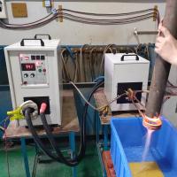 China CE Certificated Vertical Type High Frequency Induction Heater with Infineon IGBT for Efficient Heating and Quenching for sale