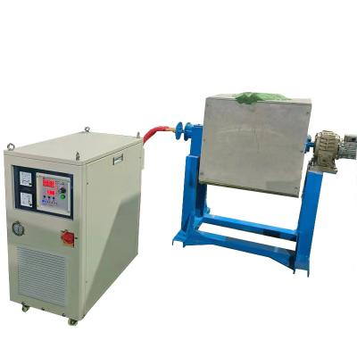 China Mf-80kw Medium Frequency Induction Melting Machine with 30kg/40kg50kg Melting Furnace for sale