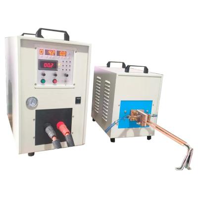 China 20kw Super High Frequency Induction Heat Treatment Machcine for Heating Metals Fittings for sale