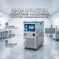 China 80KW Induction Heating Machine with Water Cooling System and 20KHZ-50KHZ Frequency for Bearing Gear Coupling Ring Parts for sale