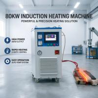 China 80KW Induction Heating Machine with Water Cooling System and 20KHZ-50KHZ Frequency for Bearing Gear Coupling Ring Parts for sale