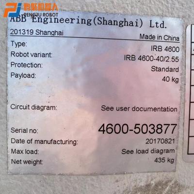 China Industrial Used Robotic Arm 6 Axis ABB IRB 4600-40/2.5 Handling Palletizing for sale
