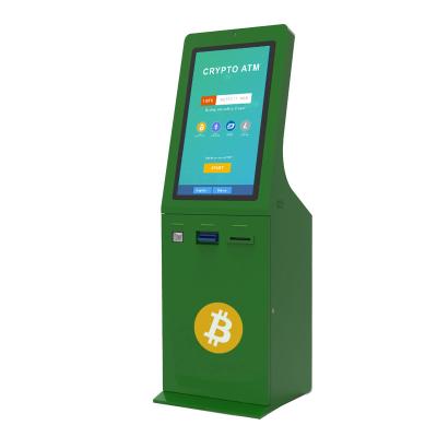 China Freestanding 1200 Notes Buy And Sell Bitcoin ATM Kiosk machine 32 Inch for sale