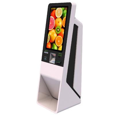 China 22inch Self Service Bill Payment Kiosk Machine With Anti Vandalism Enclosure for sale