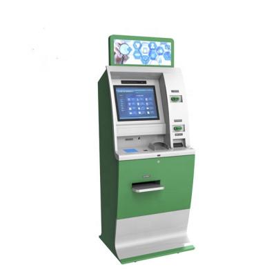 China Multifunction Bill Payment Kiosk System With Card Reader And Cash Dispenser for sale