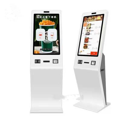 China Freestanding 27inch Self Service Ordering Kiosk System for sale