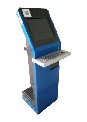 China Metal 64 Keyboards 15Inch Self Service Touch Screen Kiosks Library Kiosk Machine for sale