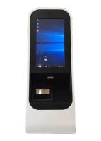 China Hunghui Hotel Airport Self Service Information Kiosk 17inch For Passport Scanner for sale