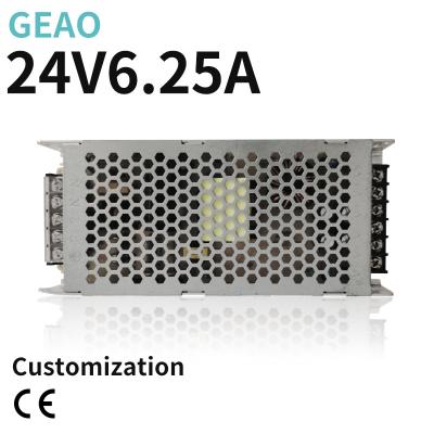 China 24V 6.25A Output DC Switched Mode Power Supply IP20 Protection Grade for sale