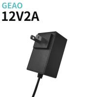 China Dvd 12V 2A Wall Mounted Power Adapters 24W Safety Approval CCC for sale