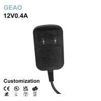 China 12V 0.4A Wall Mount Power Adapters Safe Electric For Tv / Dvd for sale