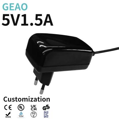 China Massage Chair 5V 1.5A Power Adapter / Power Supply Wall Mount for sale