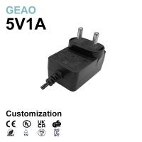 China AC 6W 5V 1A Wall Mount Power Supply Durable For Projector Printer for sale