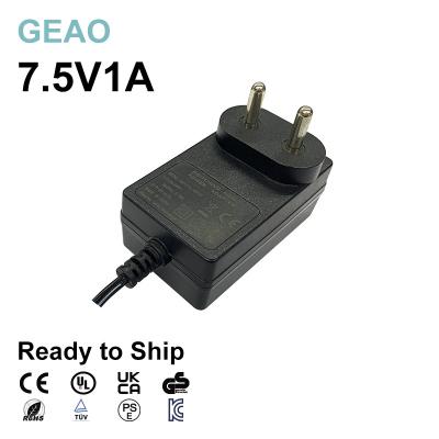 China Electric 7.5V 1A Wall Mount Power Adapters For Digital Photo Frame FCC for sale