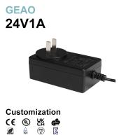 China ODM 24V 1A Wall Mount Power Adapters For Switching And Monitoring ROHS for sale