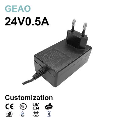 China Ul 94 V 1 24v 0.5a Wall Mounted Power Adapter Electric Unit Energy Source for sale