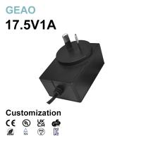 China 17.5V 1A Wall Mounted Power Adapters For Massage Chair Meidical Trasound Cricut for sale