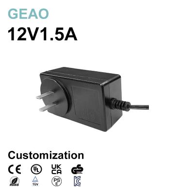 China Wall Mount 12V 1.5A Power Adapter 18W Aquarium Power Supply Adaptor for sale