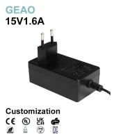 China 15V 1.6A Wall Mounted Power Adapters For Switch Lite Transceiver Laptop Dehumidifier for sale