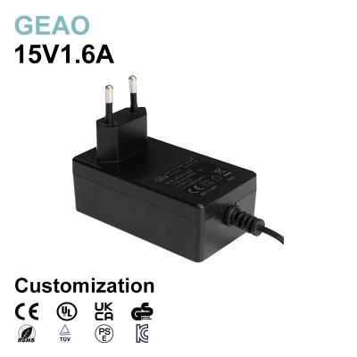 China 15V 1.6A Wall Mounted Power Adapters For Switch Lite Transceiver Laptop Dehumidifier for sale