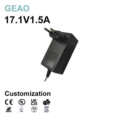 China 17.1V 1.5A Wall Mounted Power Adapters For Original Sound Set Top Box Age Pillow Single Color Neon for sale