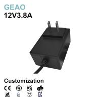 China 12V 3.8A Wall Mounted Power Adapters For  Speakers CD Player Thinkpad Lab for sale