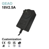 China 18V 2.5A Wall Mounted Power Adapters For Hair Trimmer Meidical Macbook Chromebook for sale