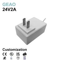 China 24V 2A Wall Mounted Power Adapters For Original Monitoring Hair Removal Device Lg Lcd Monitor Led Light Strip for sale
