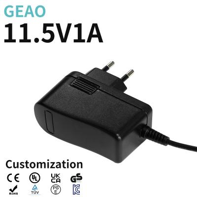 China 7.75W 1A 11.5V Wall Mount Power Supply / AC Adapters For Cigarette Socket for sale