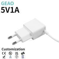 China OEM 5v 1a Wall Charger 6W / 5W CCTV Camera Power Adapter Supply for sale