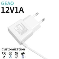 China 12V 1A Wall Mount Power Adapters For Humidifier Sphygmomanometer CD Player for sale