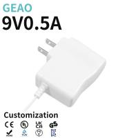 China 4.5W 9V 0.5A Wall Mount Power Adapters / Power Supply For Thermal Printer for sale