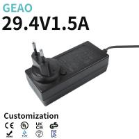 China 29.4V 1.5A Interchangeable Power Adapter For Robot Beauty Equipment Macbook Plant Lamp for sale