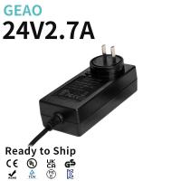 China 24V 2.7A Multi Purpose Power Adapter Lightweight Electronic Power Adapter CCC for sale
