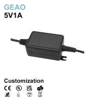 China OEM 5V 1A 6W Desktop Power Adapter AC DC With Safety Protection for sale