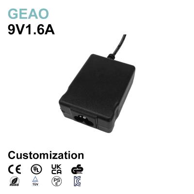 China 9V 1.6A Laptop AC Adapter Desktop Power Source Power Adapter 10mS for sale